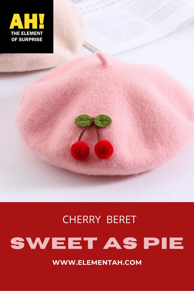 DIY Cherry Beret: A Step-by-Step Guide – Ah! The Element of Surprise